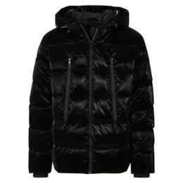 Allwetterjacke Urban Classics "Urban Classics Herren Shark Skin Puffer Jacket", Herren, Gr. XL, schwarz, 100% Polyester, unifarben, Casual, normal, ohne Ausschnitt, Jacken