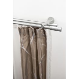 Gardinenstange Garesa "EASY", silber (silberfarben), B:65cm L:230cm &Oslash;:20mm, Aluminium, Gardinenstangen