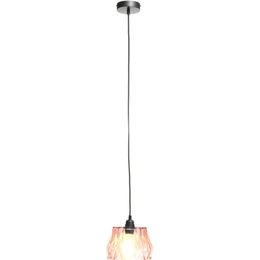 Kayoom Hängeleuchte "Aurea", rosa, 1, Ø 19cm H: 19cm, 1 Stk., Leuchten, handgefertigt, modern