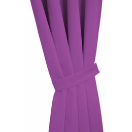 Raffhalter WIRTH "DIM OUT" Gr. 1, lila, B:60cm H:6cm, Polyester, Raffhalter