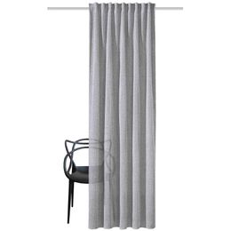Vorhang HEINE HOME, grau, B:135cm H:300cm, Polyester, Gardinen