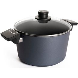 Kochtopf WOLL MADE IN GERMANY "Diamond Lite", grau (anthrazit), H:18,5cm Ø:24cm, Töpfe, Induktion, Made in Germany