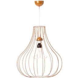 Kayoom Hängeleuchte "Hängelampe Leonie 110", gold, 1, H: 50cm, 1 Stk., Leuchten, minimalistisch, modern, harmonisch