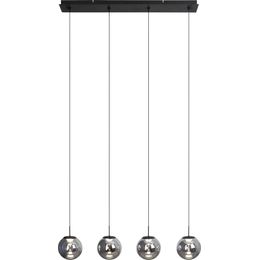 ECO-Light Pendelleuchte "Altaïr", silber (rauchsilber), Ø 15cm H: 150cm, Leuchten