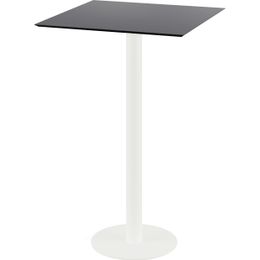 Klapptisch Essentials "Urban", schwarz (weiß, schwarz, weiß), B:70cm H:109,2cm T:70cm, Pulverbeschichteter Stahl, Tische, in verschiedenen Ausführungen
