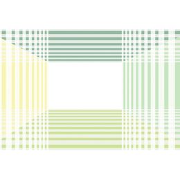 Fototapete ARCHITECTS PAPER "Atelier 47 Room Pattern 2", bunt (weiß, gelb, hellgrün), B:4 L:2,7, Vlies, Tapeten, Vlies, Wand, Schräge, Decke