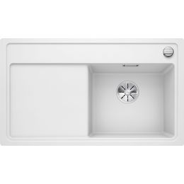 Küchenspüle Blanco "ZENAR 45 S-F", weiß, B:84,75 H:19 T:49,75, Verbundwerkstoff, Küchenspülen, Mit Ablauffernbedienung
