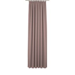 Vorhang WIRTH "Torbole", rot (apricot), B:132cm H:365cm, Baumwolle, Polyester, Gardinen, nach Maß