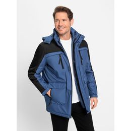 Funktionsjacke Catamaran, Herren, Gr. 50, schwarz (jeansblau, schwarz), 100% Polyester, Wattierung:100% Polyester, Weste:100% Polyester, gemustert, mehrfarbig, Jacken