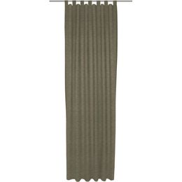 Vorhang WIRTH "Trondheim B", grau (taupe), B:132cm, Polyacryl, Gardinen, nach Maß