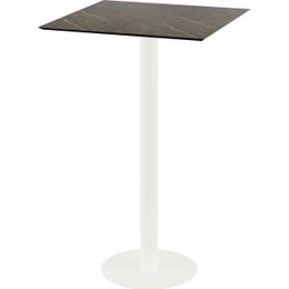 Klapptisch Essentials "Urban", weiß (weiß, midnight marble, weiß), B:70cm H:109,2cm T:70cm, Pulverbeschichteter Stahl, Tische, in verschiedenen Ausführungen