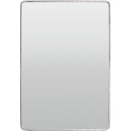 Dekospiegel Lenfra "New Orleans", silber, B:60cm H:80cm T:2,5cm, Aluminium, Spiegelglas, Spiegel, Wandspiegel