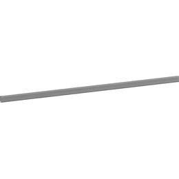 Kleiderstange Wiemann, silber (silberfarben), B:80,1cm H:3cm T:2cm, Holzwerkstoff, Kleiderstangen