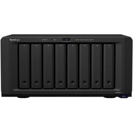 Synology NAS-Server "DS1821+", schwarz, B:34,3cm H:16,6cm T:24,3cm, NAS-Server