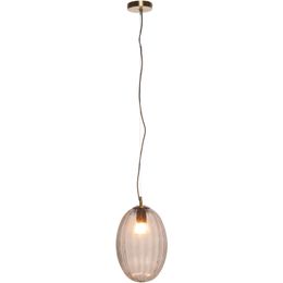 Kayoom Hängeleuchte "Virgina", grau, Ø 23cm H: 36cm, 1 Stk., Leuchten, hochwertig, außergewöhnlich, handgefertigt