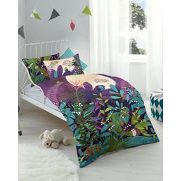 Kinderbettwäsche Kaeppel "Moonshine", bunt, B/L: 100cm x 135cm, 1 Stk., 1 Stk., Renforcé, B/L: 40cm x 60cm, 2 Stk., Renforcé, Obermaterial: 100% Baumwolle, Bettwäsche