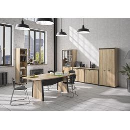 Aktenschrank GAMI "MAMBO", braun (eiche sonoma), B:80cm H:187cm T:46cm, Spanplatte, Schränke, Stauraumschrank, Schrank H. 187