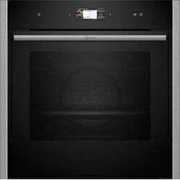 Neff Einbaubackofen "B64VS31N0", Energieeffizienz: A+ (A+++-D), grau (silberfarben), B:59,6cm H:59,5cm T:54,8cm, Backöfen, AirFry-Funktion