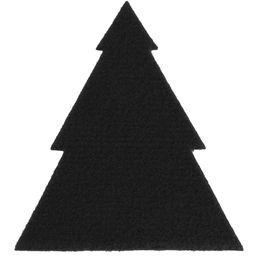 Platzset "Tannenbaum, Weihnachtsdeko", schwarz, B:14,5cm H:5mm L:12cm, PRIMAFLOR-IDEEN IN TEXTIL, Platzsets, ideal als Besteckunterlage, Tischdeko oder Untersetzer