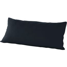 Kissenbezug Primera "Primera Mako-Feinjersey Kissenbezug im Doppelpack", schwarz, B:40cm L:80cm, Feinjersey, Obermaterial: 100% Baumwolle, Kissenbez&uuml;ge, Kissenbezug, In vielen Uni-T&ouml;nen