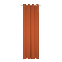 Vorhang WIRTH "Dim out", orange (terra), B:142cm H:175cm, Polyester, Gardinen, nach Maß