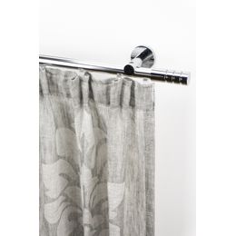 Gardinenstange Garesa "EASY", grau (chromfarben), B:65cm L:390cm &Oslash;:20mm, Aluminium, Gardinenstangen