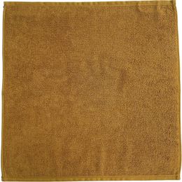 Geschirrtuch Ross "Küchen-Frottiertuch, 50x50 cm", gelb (senf), B:50cm L:50cm, 100% Baumwolle, Geschirrtücher, vielseitig einsetzbarer Küchenhelfer aus 100% Baumwolle, unifarben