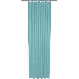 Vorhang WIRTH "Trondheim B", blau (türkis), B:132cm H:325cm, Polyacryl, Gardinen, nach Maß