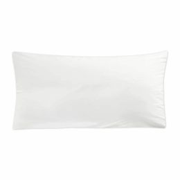 Kissenbezug Irisette "Porto 20", weiß, B:40cm L:80cm, Baumwolle, Obermaterial: 95% Baumwolle, 5% Elasthan, Kissenbezüge, besonders elastisch, weich, pflegeleicht und bügelfrei