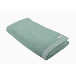 Badetuch Tom Tailor HOME "COLOR BATH", grün (fresh sage), B:80cm L:200cm, Frottier, Frottier, Handtücher, 100% Baumwolle, 80x200 cm, uni, große Farbauswahl