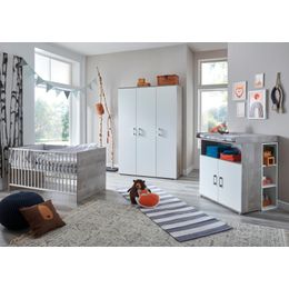 Unterstellregal Home Affaire "Henning", weiß, B:29cm H:90cm T:35cm, Holzwerkstoff, Regale, Babyregal