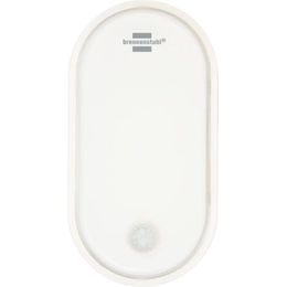 Fa.Brennenstuhl LED Wandleuchte BRENNENSTUHL "OL 1650 P", weiß (weiß, transparent), B:10,6cm H:20,5cm, Leuchten, mit Bewegungsmelder