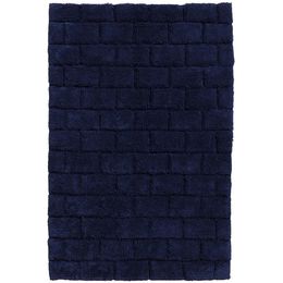 Badematte Seahorse "»Metro« Hotelmatte", blau (indigo), H:25mm, Baumwolle, Badematten, Badematte Hotelmatte, waschbar, 100% superweiche Frotteebaumwolle