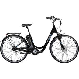 Zündapp E-Bike ZÜNDAPP "Green 3.7" Gr. 48, schwarz (blau, schwarz), Elektrofahrräder, 48cm, 28 Zoll (71,12cm), Pedelec, Elektrofahrrad für Damen u. Herren