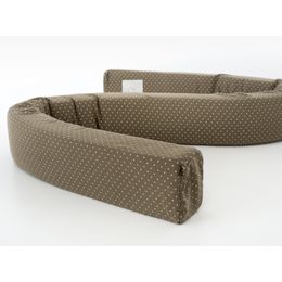 Träumeland Bettrolle TRÄUMELAND, grün (olivgrün), B:12cm H:12cm L:200cm, Bezug: 100% Baumwolle. Füllung: 100% Polyester, Bettwarenzubehör