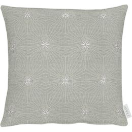 Kissenhülle Apelt "4710" Gr. 1, grau (taupe), B:40cm H:1cm L:40cm, Polyester, Obermaterial: 65% Polyester, 30% Viskose, 5% Polyacryl, Kissenbezüge, 4710 40X40