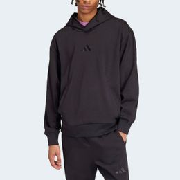 Kapuzensweatshirt adidas Sportswear "M A SZN FL HD", Herren, Gr. 3XL, schwarz, Obermaterial: 70% Baumwolle, 30% Polyester, Sweatshirts, weiches Fleecematerial