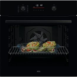 AEG Einbaubackofen "TU5PB40WSK", Energieeffizienz: A++ (A+++-D), schwarz, B:59,6cm H:59,4cm T:56,9cm, Backöfen, Pyrolyse, 45 Automatikprogramme, Schnellaufheizung, Pizza & Grillstufe