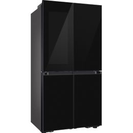 Samsung French Door "RF65DB970E22EF", Energieeffizienz: E (A-G), silber (clean schwarz), B:91,2cm H:1.853cm T:73,1cm, K&uuml;hlschr&auml;nke, 4-T&uuml;rig