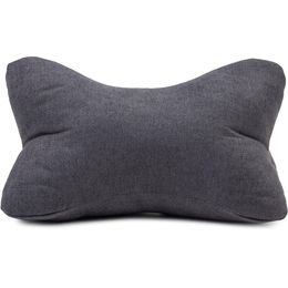 Gözze Nackenrolle GÖZZE "Darco" Gr. 1, grau (anthrazit), B:25cm L:40cm, Polyester, Funktionskissen