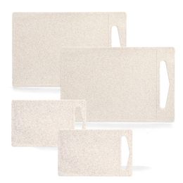 Schneidebrett zeller PRESENT, beige, Polypropylen, Schneidebretter, d&uuml;nn, leicht und platzsparend, Kunststoff/Weizenstroh