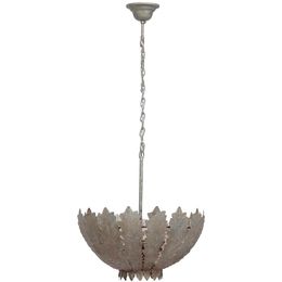 Kayoom Hängeleuchte "Hängelampe Autumn Leaves Large", beige (champagner), 1, Ø 77cm H: 31cm, 1 Stk., Leuchten, handgefertigt, modern