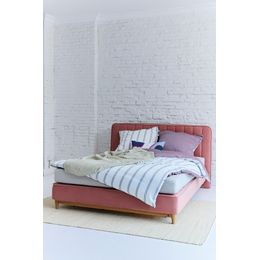 Bettwäsche Tom Tailor HOME "CLASSIC SATIN STRIPES in Gr. 135x200cm oder 155x220cm", bunt (light lemon, sky blau), B/L: 135cm x 200cm, 1 Stk., 1 Stk., Satin, B/L: 80cm x 80cm, 2 Stk., Satin, Obermaterial: 100% Baumwolle, Bettwäsche, new bedroom, farbige Paspel am Kissen