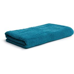 Möve Saunatuch MÖVE "Superwuschel", blau (lagoon), B:80cm, Walkfrottee, Baumwolle, Handtücher, mit Stick Möve