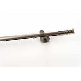 Gardinenstange Garesa "EASY", gold (aluminiumfarben, nickelfarben), B:65cm L:340cm &Oslash;:20mm, Aluminium, Gardinenstangen
