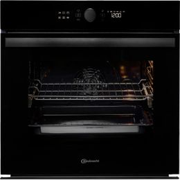 Bauknecht Pyrolyse Backofen "BBI4S8PM1SK", Energieeffizienz: A+ (A+++-D), schwarz, Backöfen, AirFry-Funktion, Pizzafunktion, 1-fach-Teleskopauszug, Gentle Steam