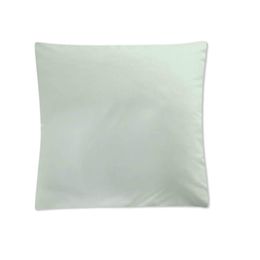 Kissenbezug Irisette "Porto 20", grün (salbei), B:40cm L:40cm, Baumwolle, Obermaterial: 95% Baumwolle, 5% Elasthan, Kissenbezüge, besonders elastisch, weich, pflegeleicht und bügelfrei