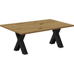 Mäusbacher Couchtisch MÄUSBACHER, B:120cm H:47cm T:70cmtischplatte: asteiche, Wohnzimmer, Tische, "Big-System", TOPSELLER, Tisch, Wohnzimmertisch, aus MDF Holz