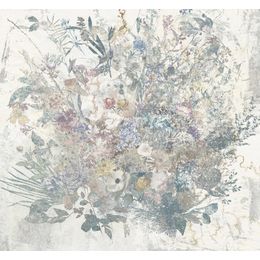 Vliestapete Komar "Digitaldruck Vlies - Bouquet Blowout - Gr&ouml;&szlig;e 300 x 280 cm", bunt, B:300m L:280m, Vlies, Tapeten, Wohnzimmer, Schlafzimmer