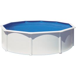 Rundpool GRE "BORA BORA inkl. Sicherheitsleiter", weiß, H:120cm Ø:350cm, Schwimmbecken, ØxH: 350 x 120 cm
